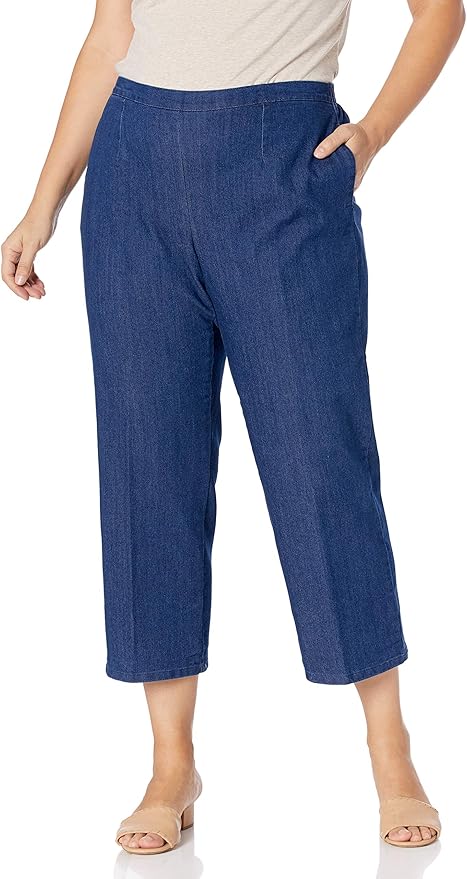 Alfred Dunner Women's Proportioned Short Denim Pant at Amazon Women’s ...