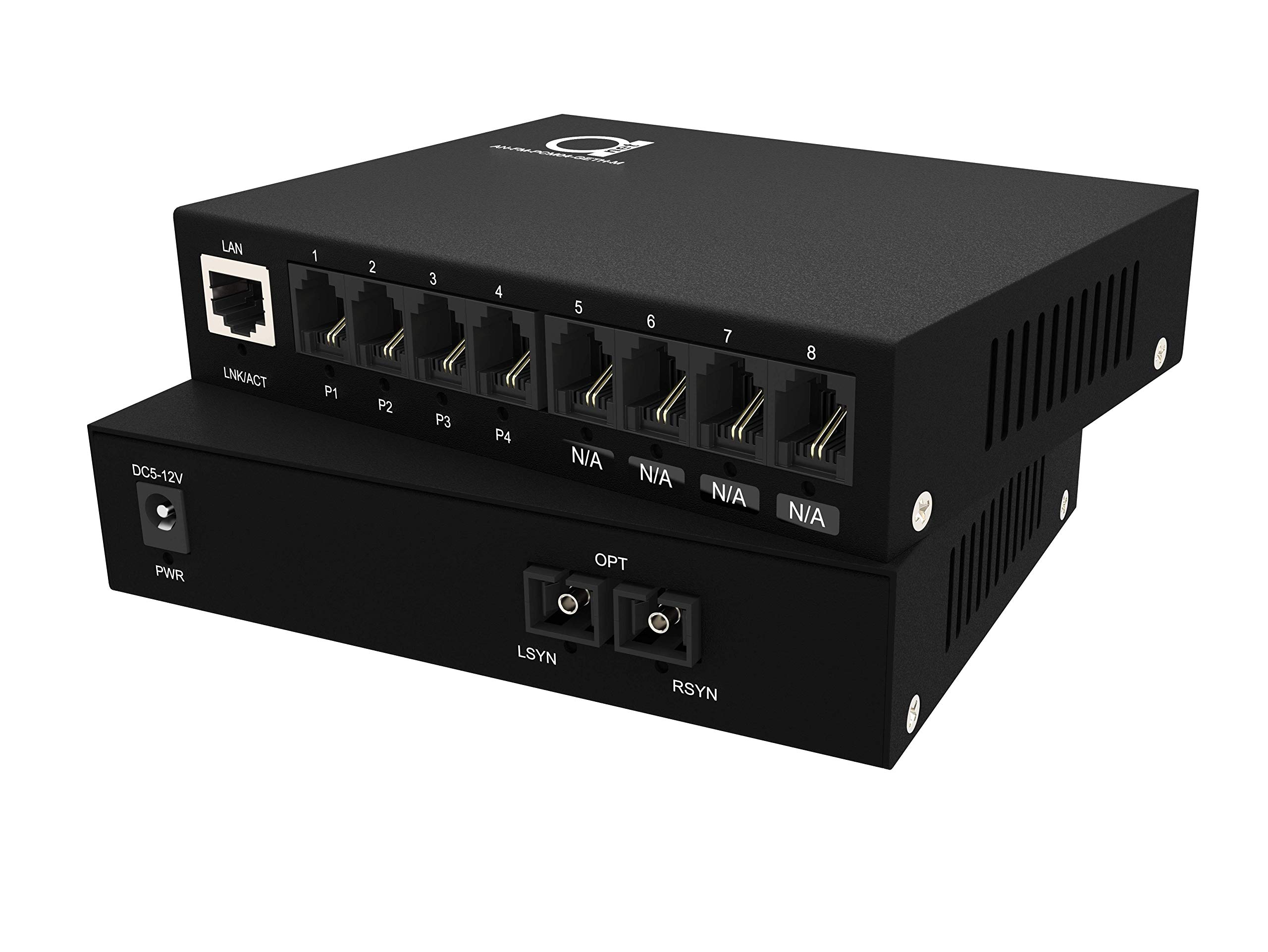 Mua 4 x POTS RJ11 Telephone and Gigabit Ethernet Over Fiber Converter ...