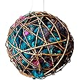 Amazon.com: Classic Refillable Wild Bird Nesting Ball - Natural Wool ...