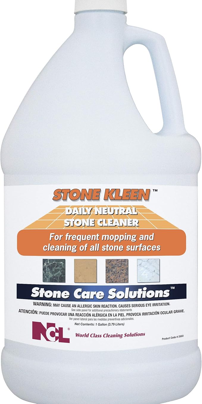 Amazon.com: Stone KLEEN Daily Neutral Stone Cleaner 4/1 Gal. Case ...