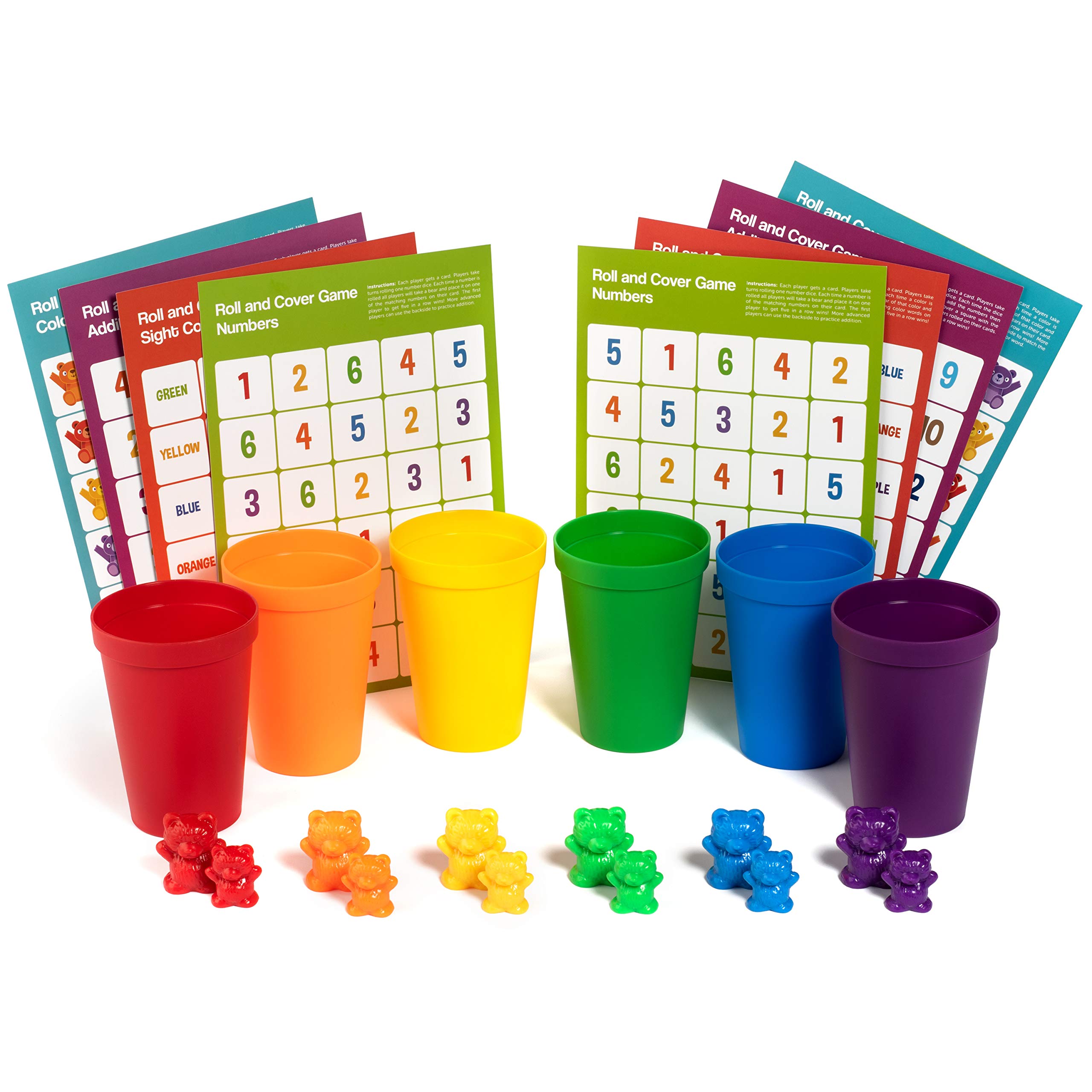 Mua SWEET LEMONS Rainbow Counting Bears Math Manipulatives- 90 Teddy ...