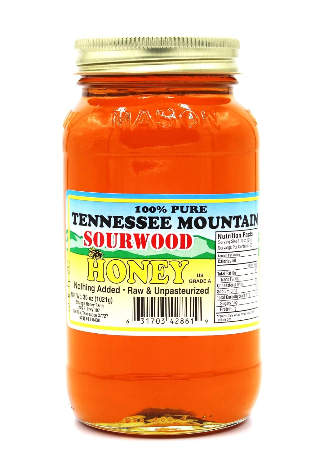 Amazon Tennessee Mountain Sourwood Honey Locally Harvested In amazon-tennessee-mountain-sourwood-honey-locally-harvested-in