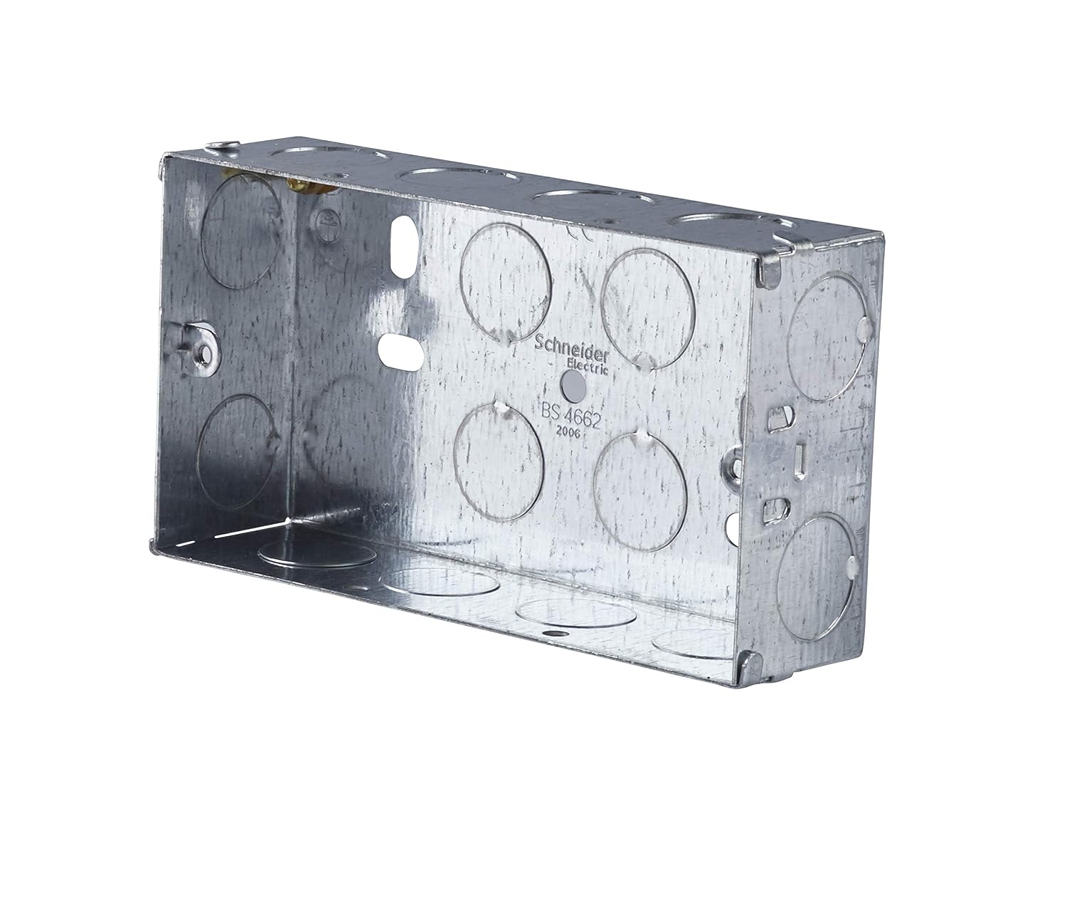 Schneider Electric Exclusive – Double Flush Mounting Box, Metal Clad ...