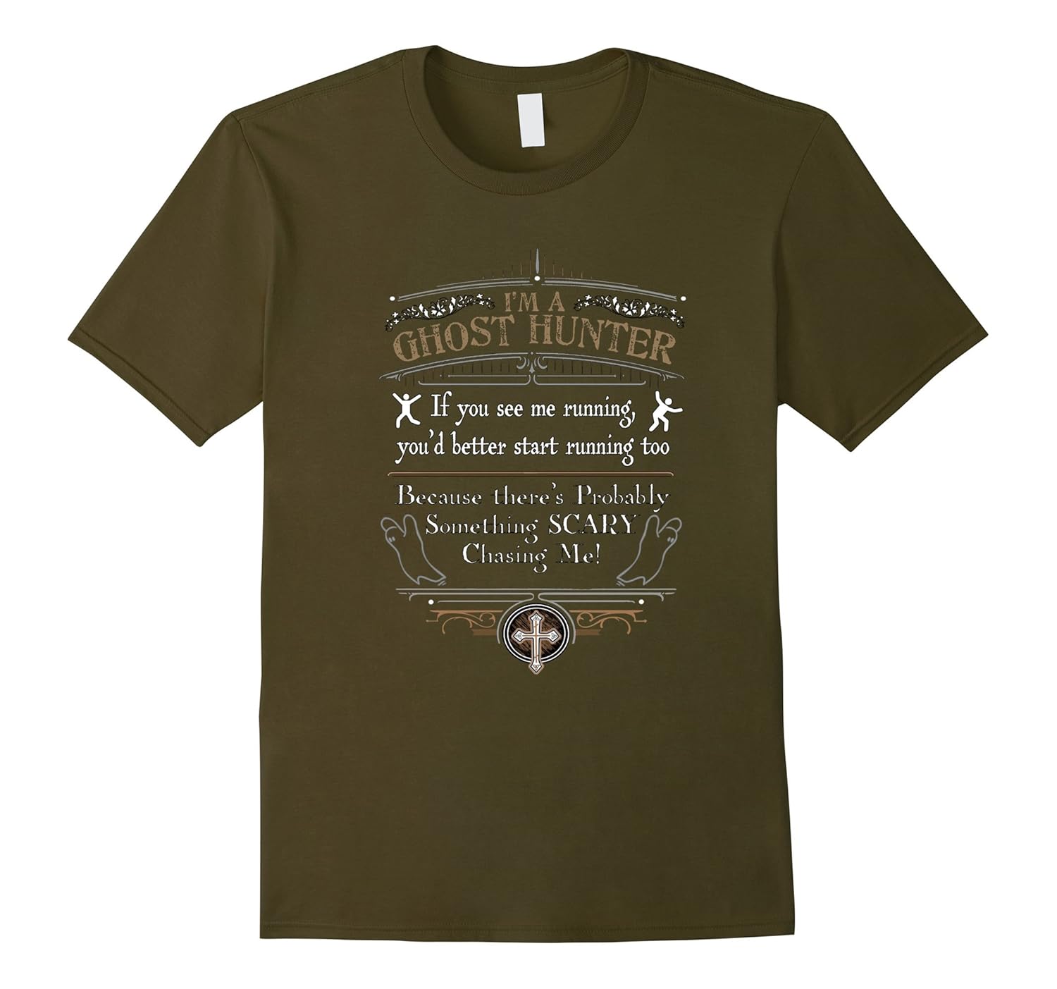 I’m A Ghost Hunter If I Run You Run T-Shirt-4LVS – 4loveshirt