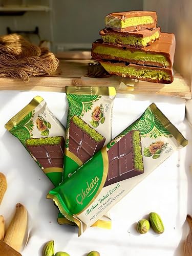 Dubai Chocolate Bar Pistachio Kataifi – 3 PACK, 10 OZ -279 gr Viral ...