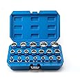 Amazon.com: VCT 19 Pc 1/2" Drive Universal Spline Socket Set Metric Socket Tool Set Socket Set ...