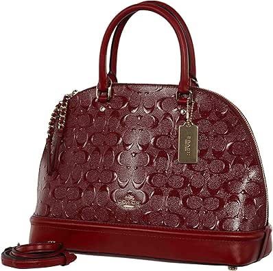 Amazon.com: COACH SIERRA SATCHEL F27598, LIGHT GOLD/DARK RED: Shoes