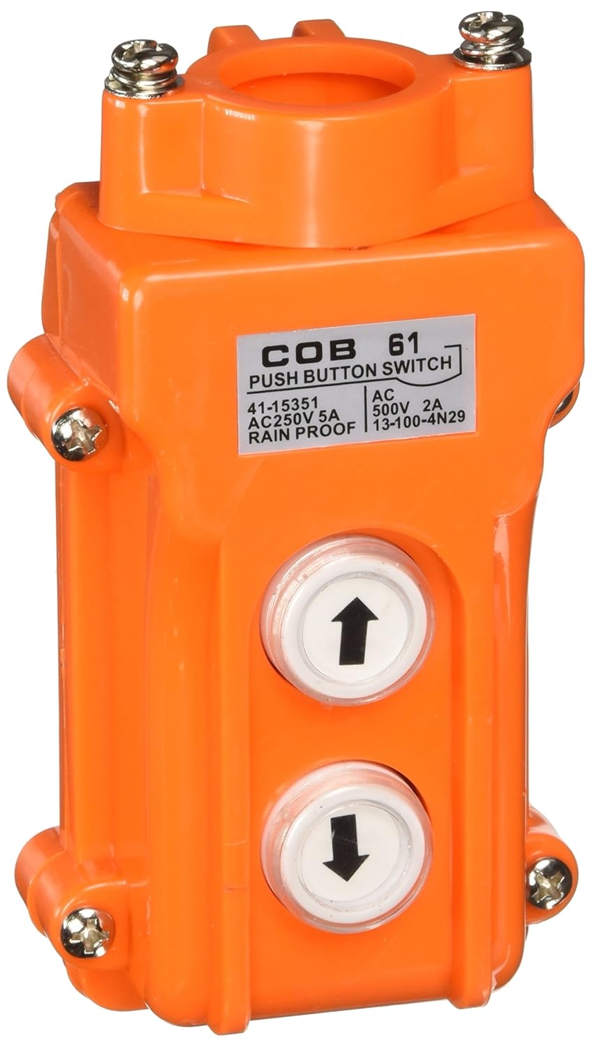 COB-61 Crane Pendant Control Station UP Down Hoist Push Button Switch tillescenter Controls ...