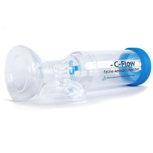 Cat Inhaler Spacer for Cats with Breathing Indicator - Includes 2 Masks ...