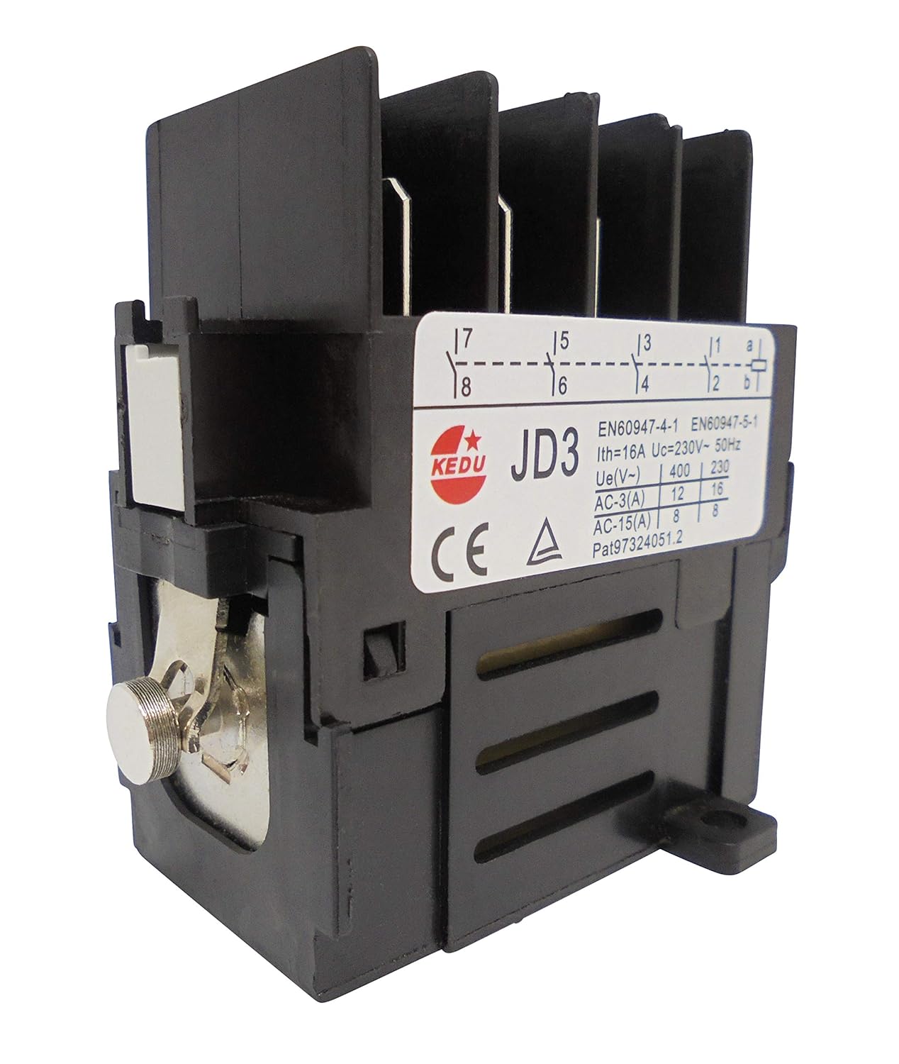 Switch-Relay KEDU JD3 230V with 4 contacts: Amazon.co.uk: Business ...