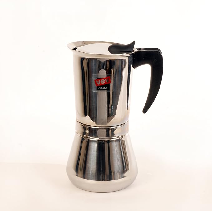 Vev Vigano Vespress Black Handle 12-cup Coffee Pot 8114 by Vev Vigano ...