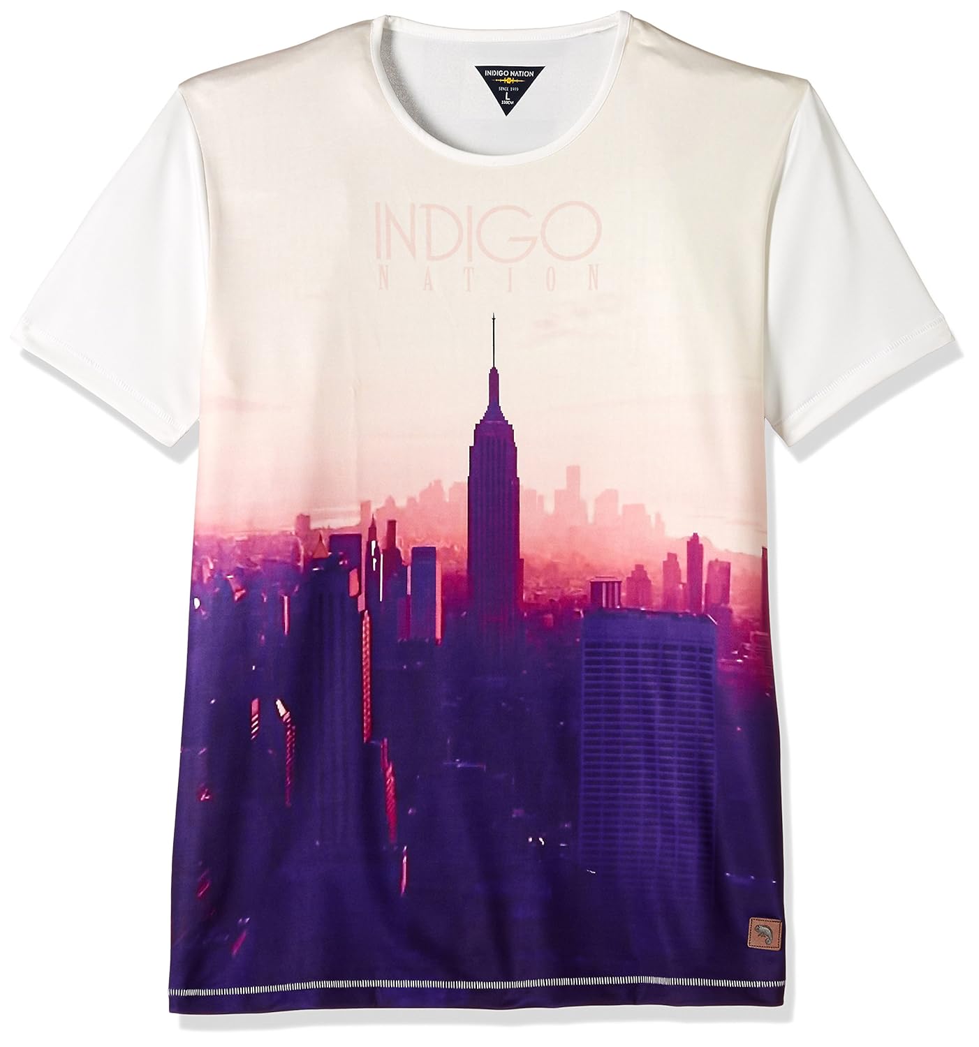 Buy Indigo Nation Men's T-Shirt (8907372621142_13R0095142_120_White) at ...