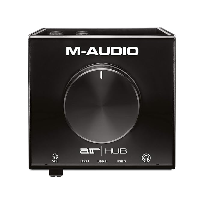 M-Audio AIR|HUB - USB/USB-C Desktop Audio Interface with Built-In 3 ...