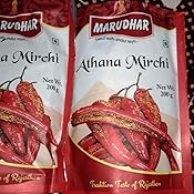 Delight Foods Marudhar Athana Mirchi Long Red Chilli Pickle -200 g (Set ...