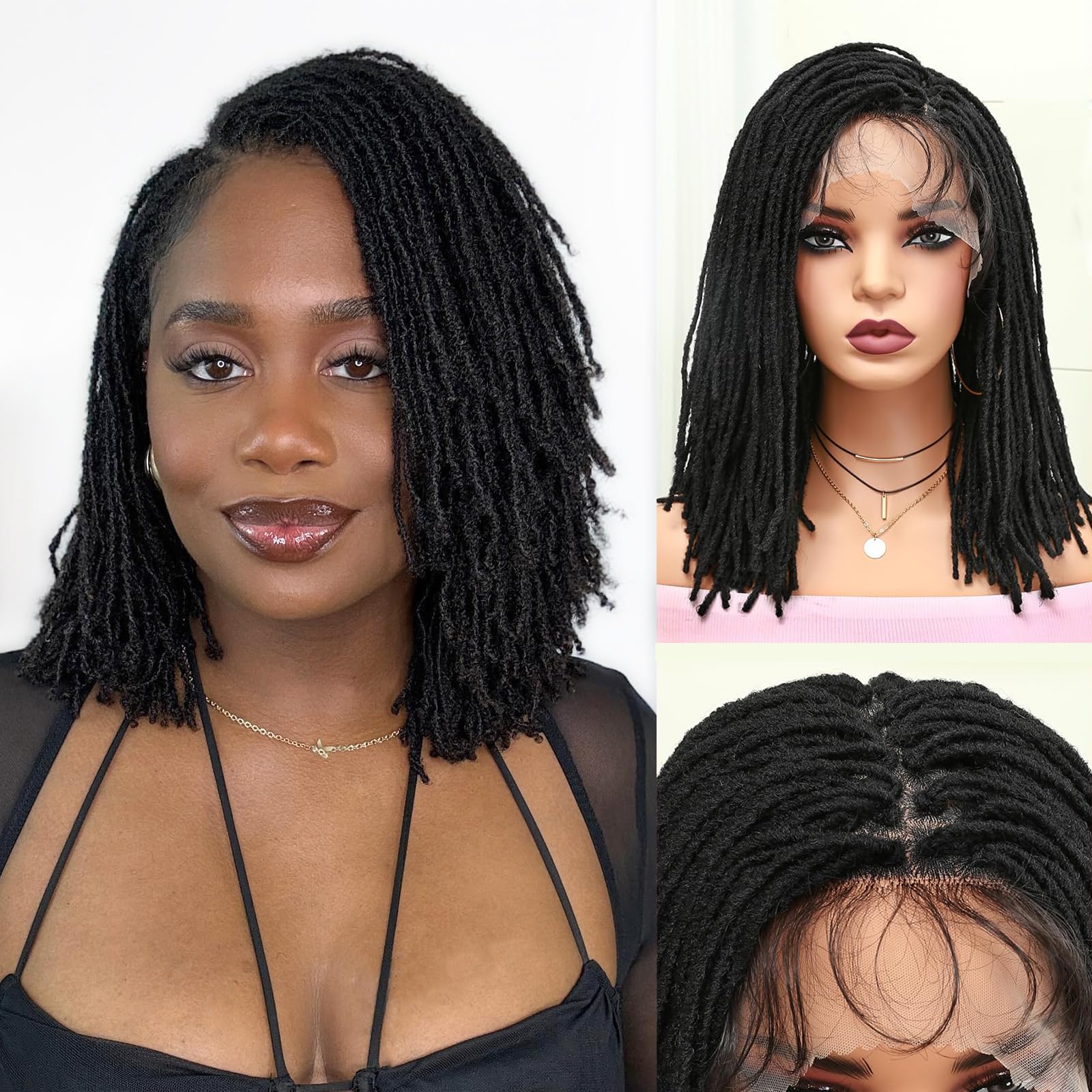 Lady Miranda Full Lace Dreadlock Wig with Baby Hair Pre Plucked ...