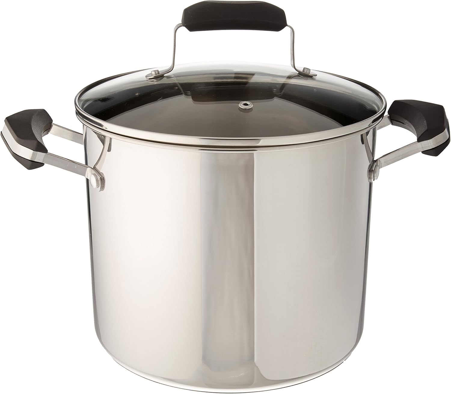 Amazon.com: Uniware 18/8 Stainless Steel Stockpot with Glass Lid (7.6 ...
