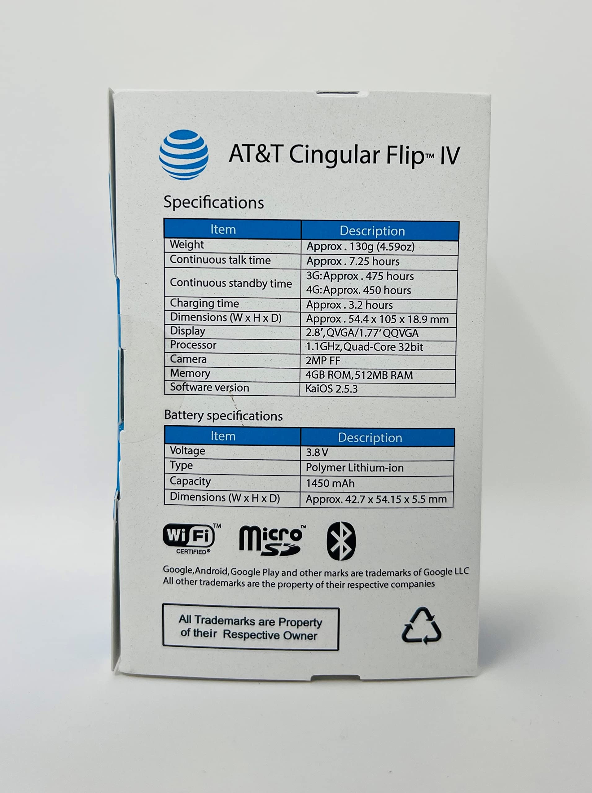 Mua AT&T Locked AT&T Cingular SmartFlip IV U102AA 4G LTE | Prepaid ...