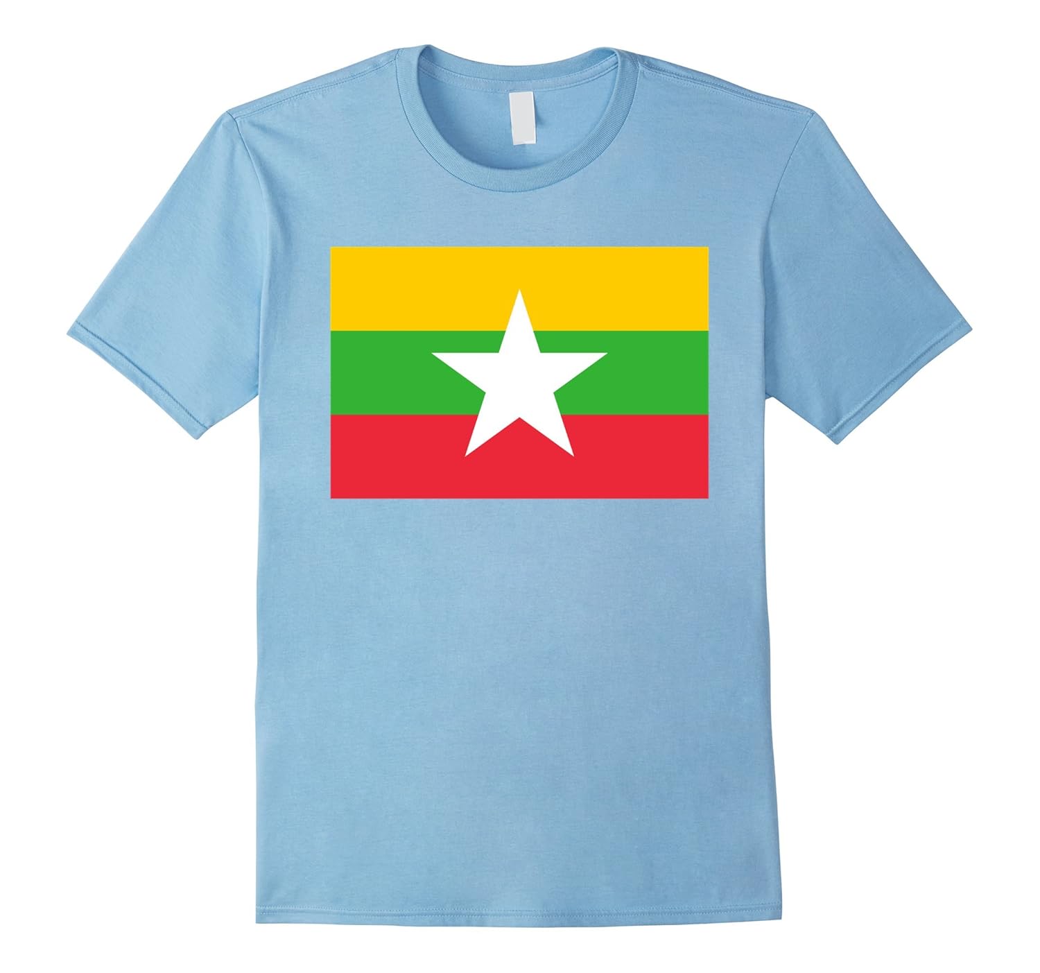 Myanmar Flag T-Shirt – Authentic-PL – Polozatee