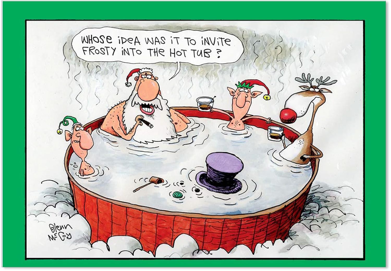 Amazon Invite Snowman 12 Funny Season s Greetings Cards With 