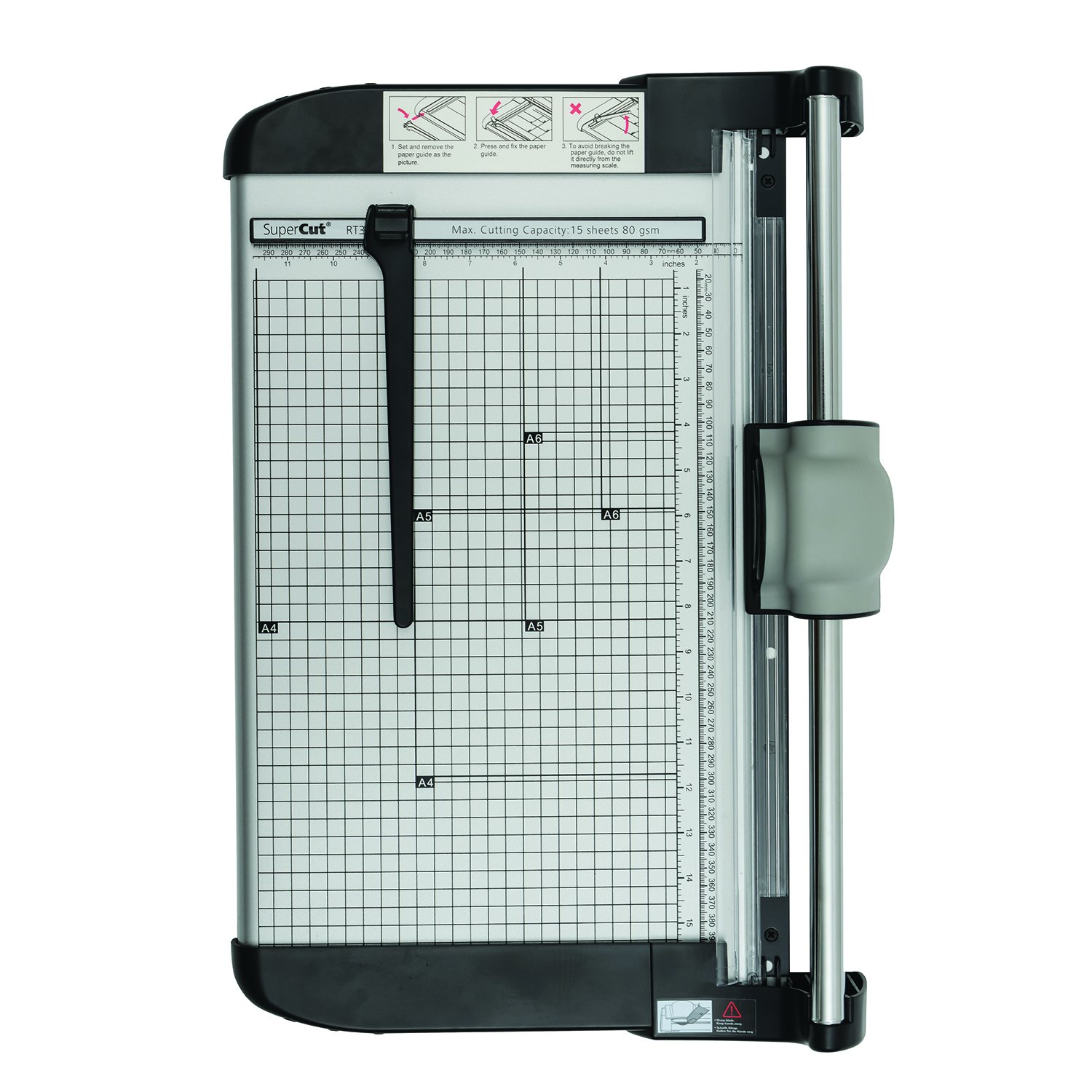 SuperCut RT360 Precision A4 Rotary Paper Trimmer and Cutter – Heavy ...