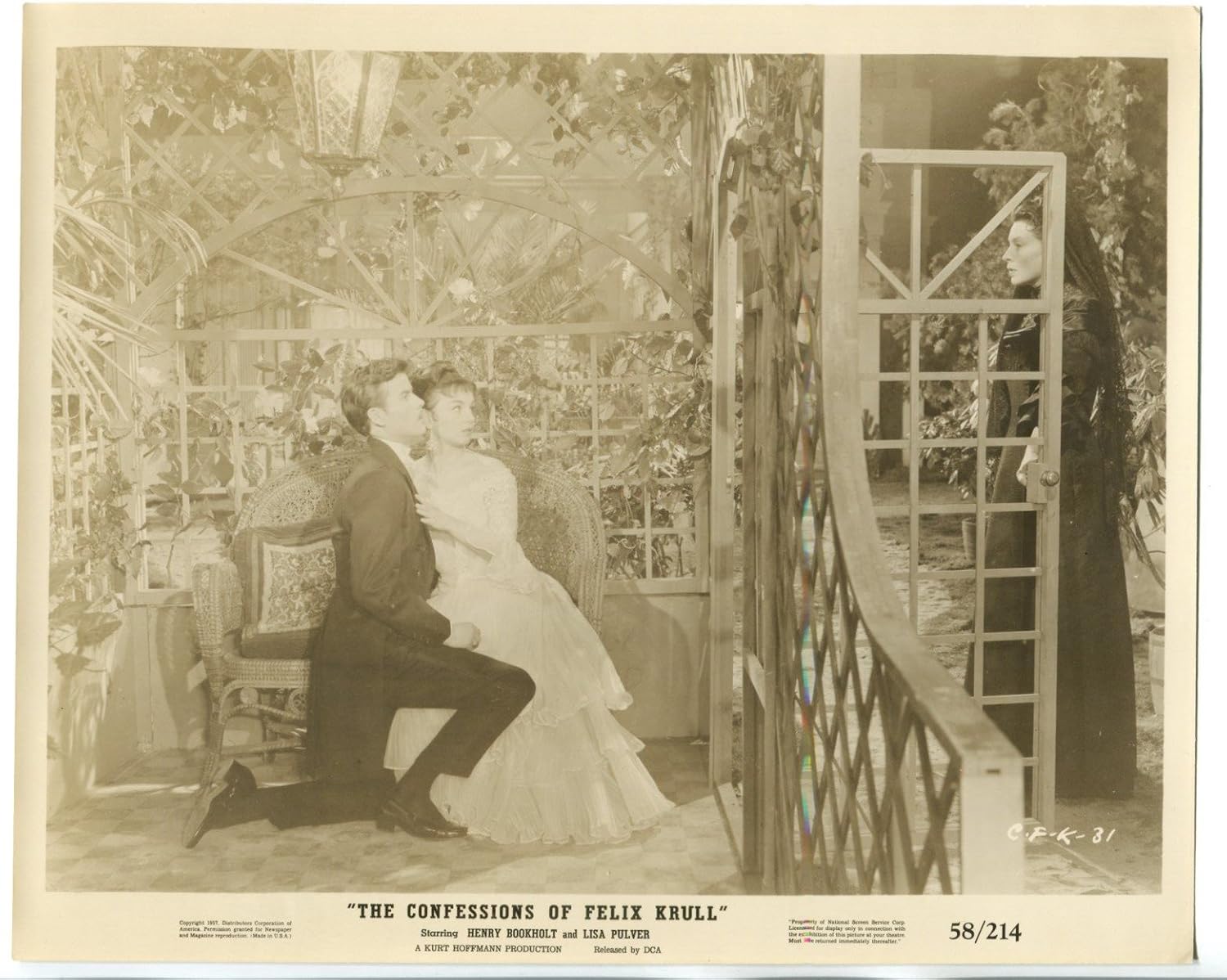 MOVIE PHOTO: The Confessions of Felix Krull 8"x10" B&W Promotional ...