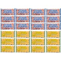 Amazon.com: Uncle Al's Stage Plank Cookies 24 Pack (12 Original, 12 ...