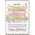 Amazon.com : BlinkWishes Birthday Card for Teacher, Happy Birthday ...