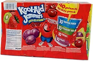 Kool-Aid Jammers Variety Pack - 40 pouches : Amazon.ca: Grocery ...