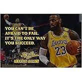 Amazon.com: Lebron James Motivational Poster Quote Inspirational Quotes ...