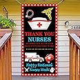 Amazon.com: LOONELO Thank You Nurses Door Cover, Happy Nurses Week Door ...