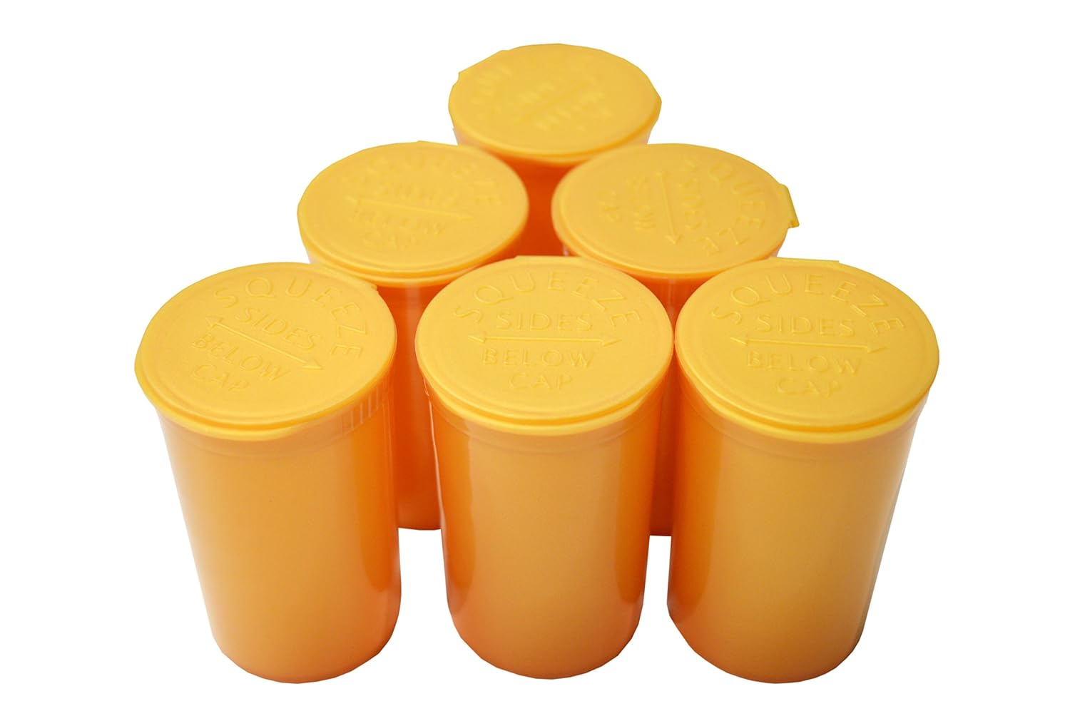 Pop Top Containers 80ml Squeeze Vial Medical Herb Pill Box 19 Dram ...