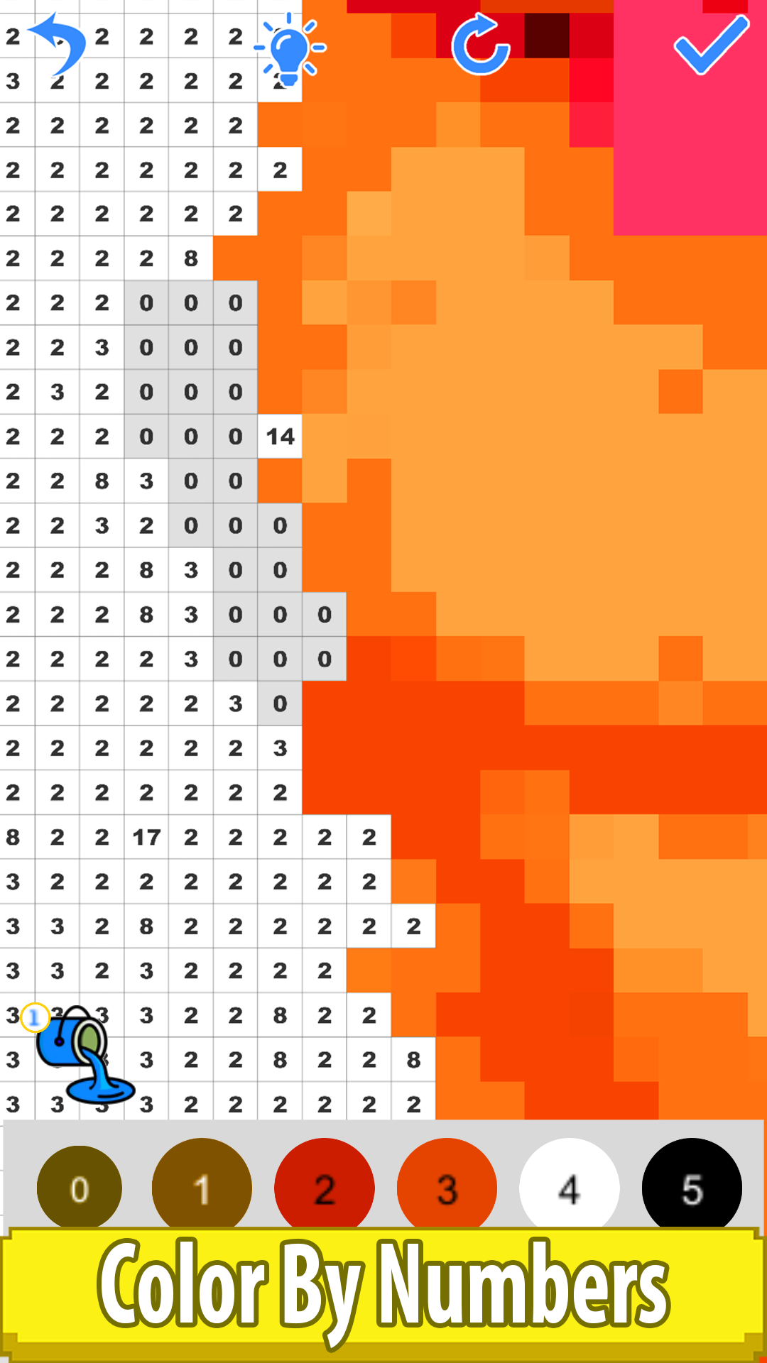 Animals Pixel Art - Paint by Number, Sandbox Coloring Book Pages:Amazon ...