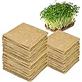 Amazon.com : 32PCS Hemp Mats for Growing Microgreens 5" X 5" Jute Fiber ...