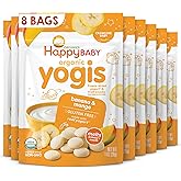 Amazon.com: Happy Baby Organics Baby Snacks, Yogis, Freeze Dried Yogurt ...