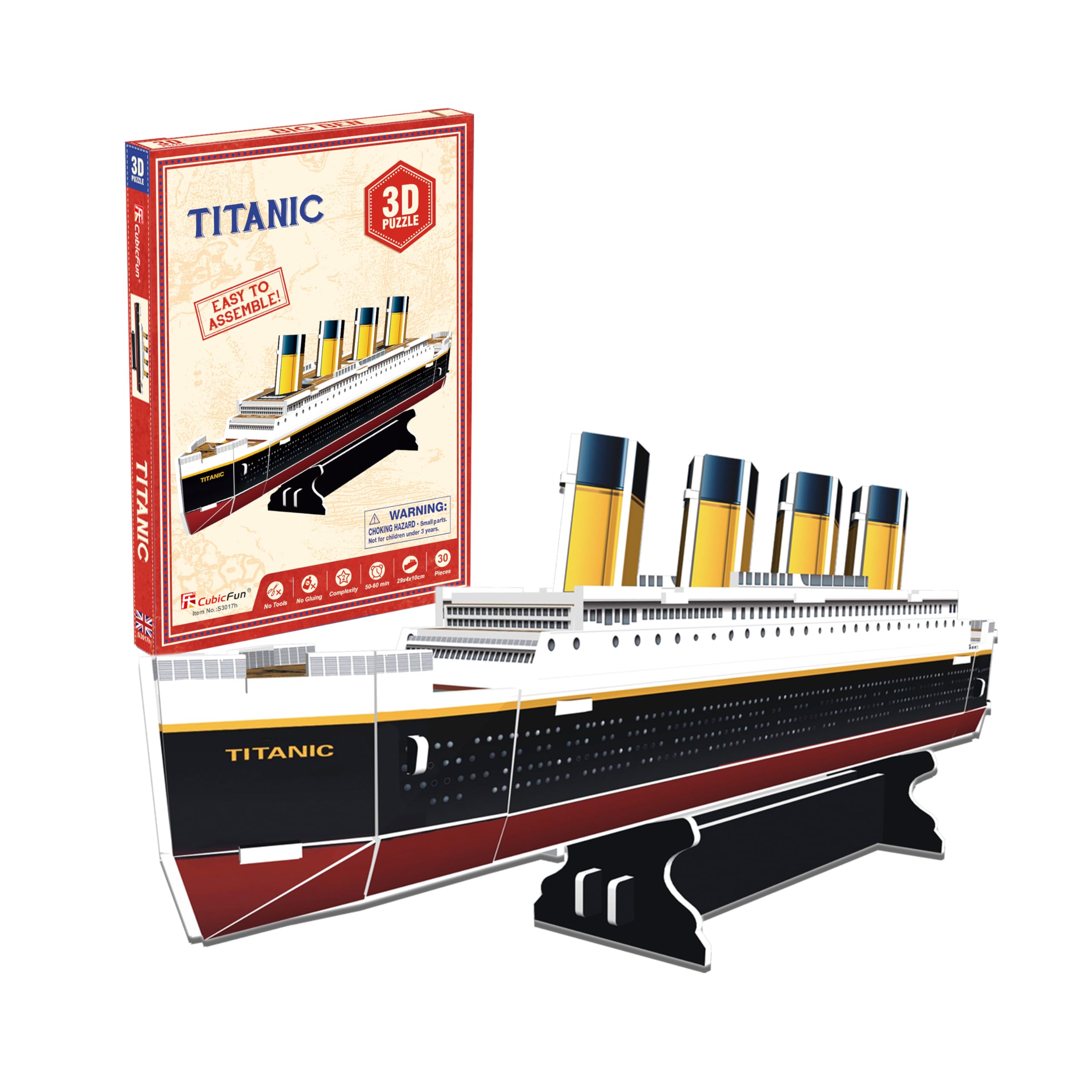 Mua Cubic Fan Titanic Mini Model 3D Puzzle Paper Craft S3017h Children ...