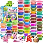 Amazon.com: ESSENSON Air Dry Clay 76 Colors, Modeling Clay for Kids, DIY Molding Magic Clay for ...