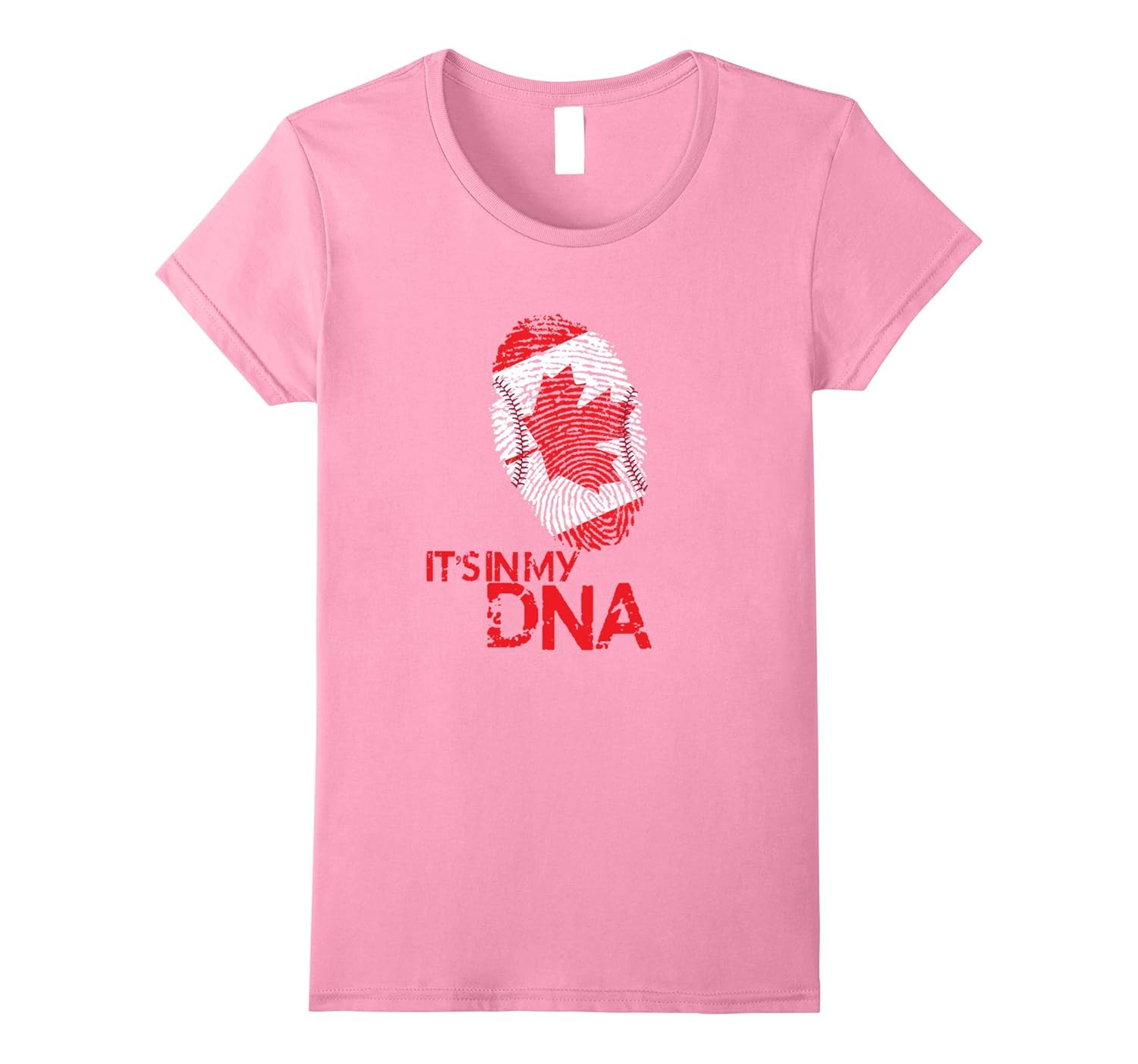 Canadian Baseball DNA Flag T Shirt Canada Softball Toronto-4LVS