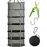 Amazon.com: zazzy 2ft 8 Layer Herb Drying Rack Dry Net Mesh Hanging ...