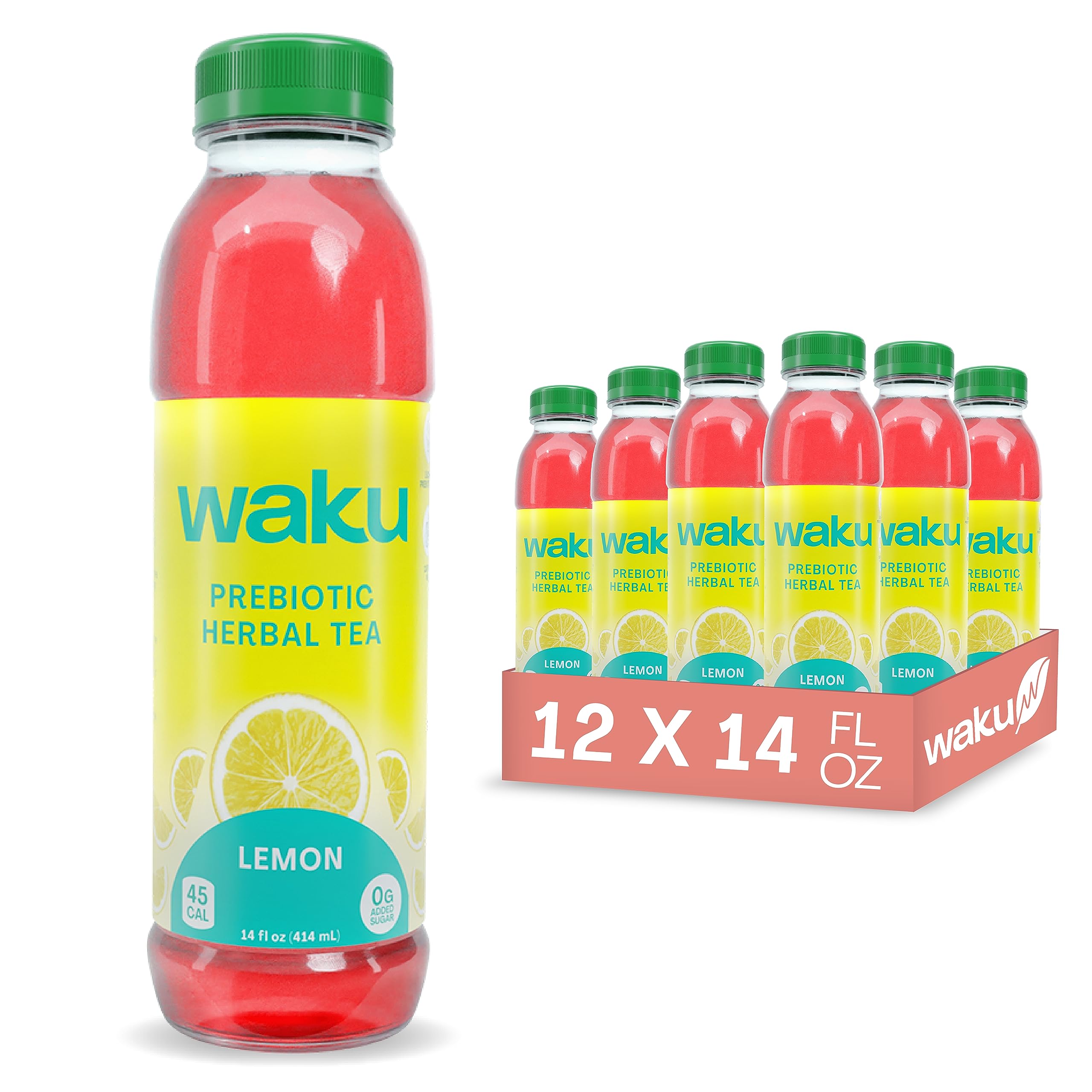 Mua Waku Prebiotic Herbal Iced Tea | Lemon | Keto, Zero Sugar, Caffeine ...