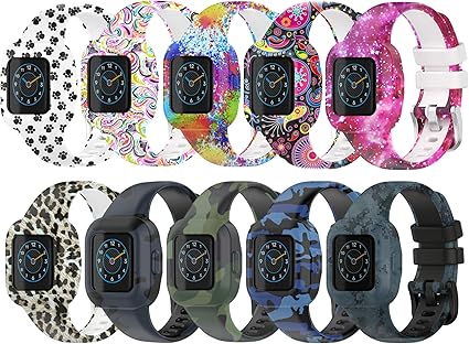 Compatible with Garmin Vivofit jr 3 Bands, Soft Silicone Wristband ...