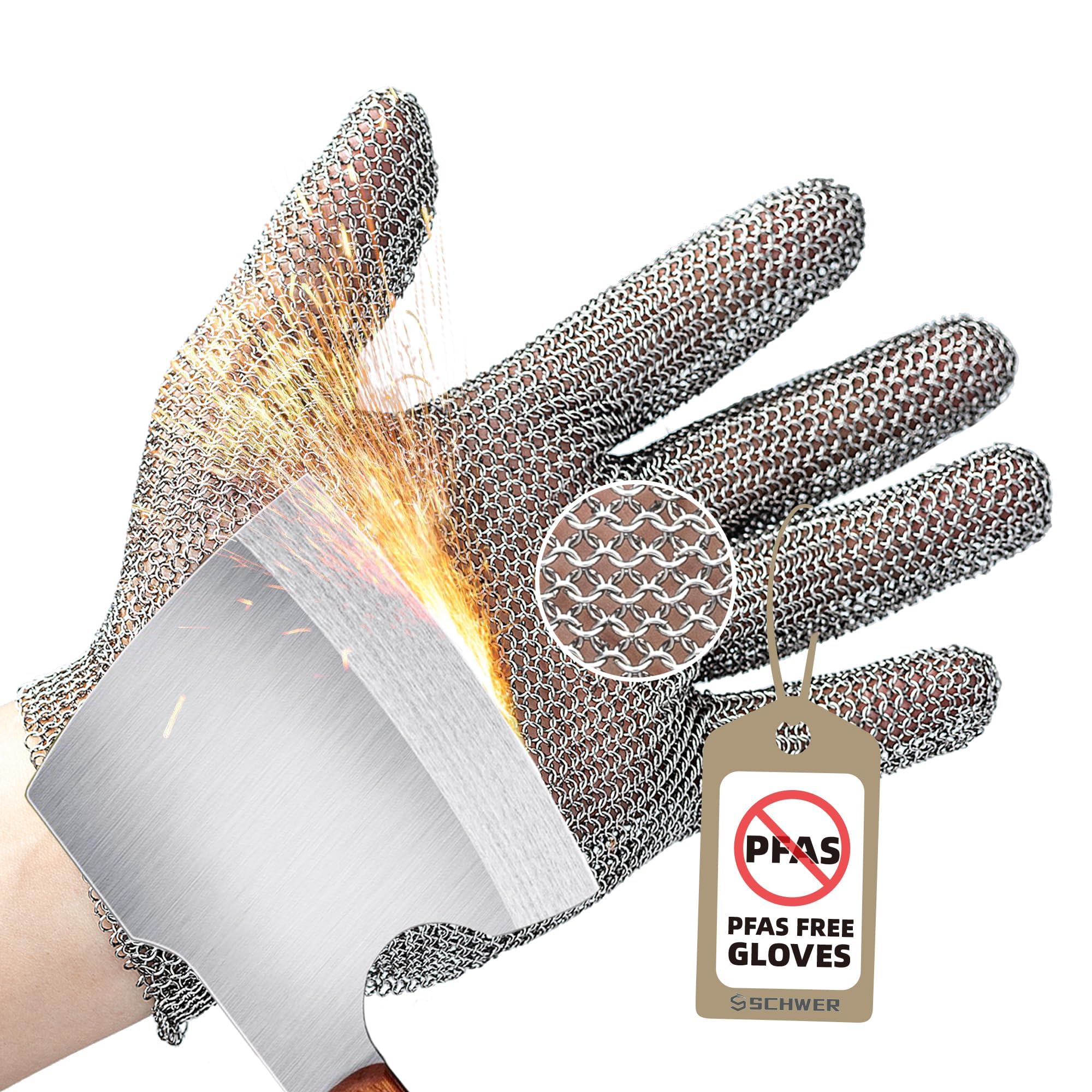 Schwer ProGuard-X Highest Level Cut Resistant Stainless Steel Metal ...