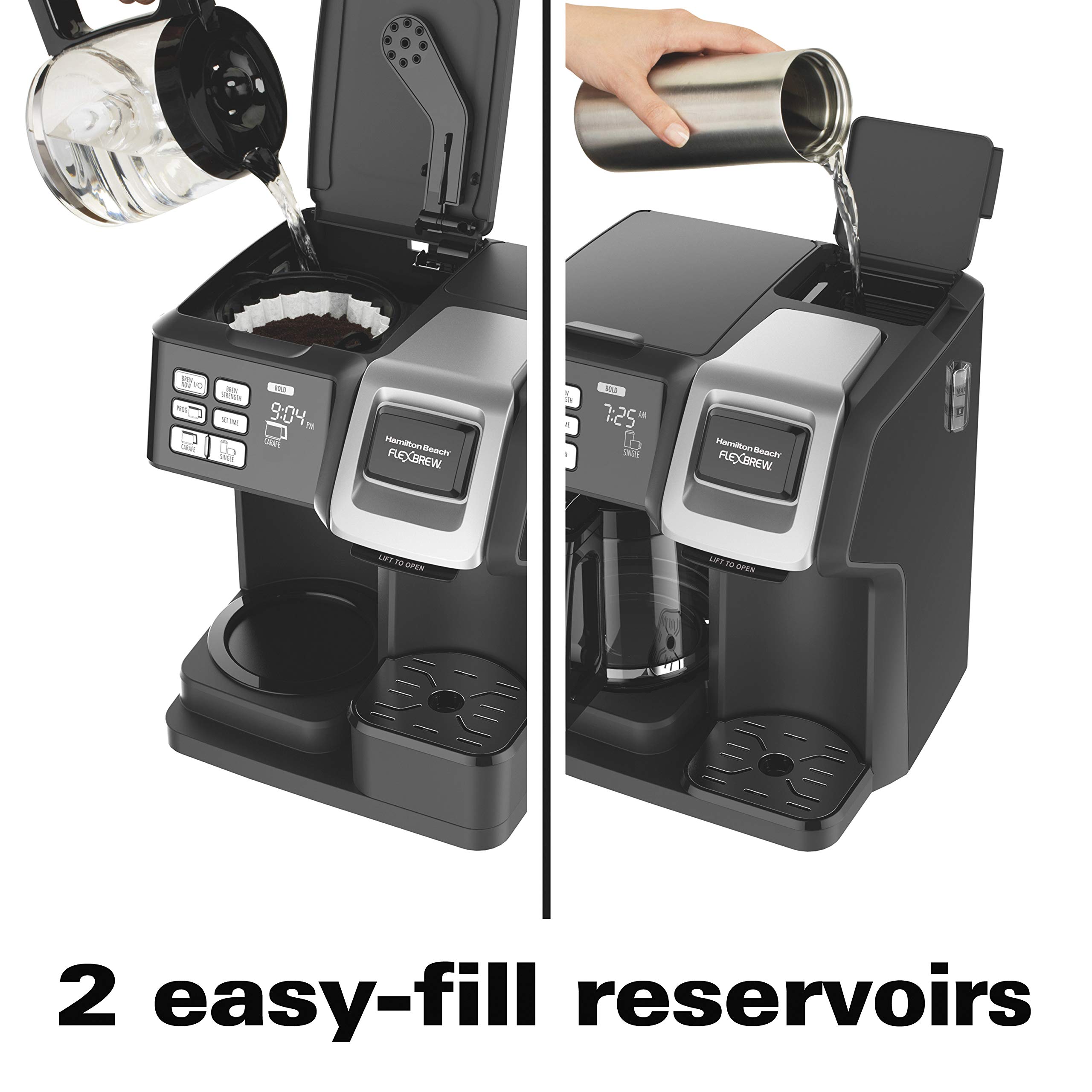 Mua Hamilton Beach FlexBrew Trio 2-Way Coffee Maker, Compatible with K ...
