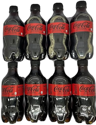 Coca Cola Zero Sugar, Zero Calorie Cola, 12oz Bottles, Pack of 8 ...