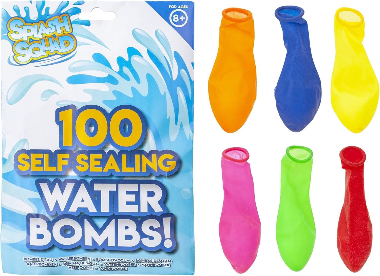 Self Sealing Water Balloons, Neon Water Bombs, Kids Summer Party ...
