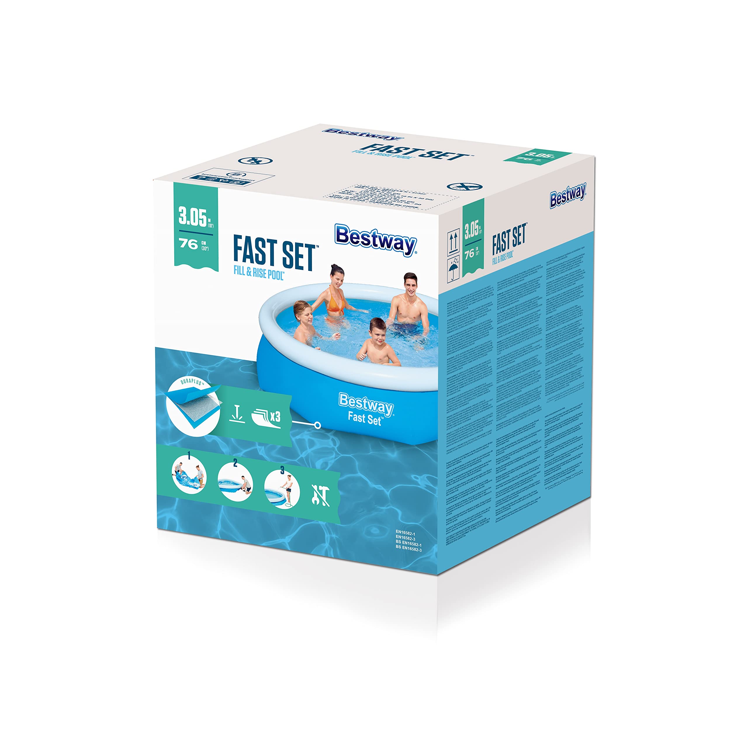 Mua Bestway 10ft Fast Set Pool | Above Ground Swimming Pool for Kids ...