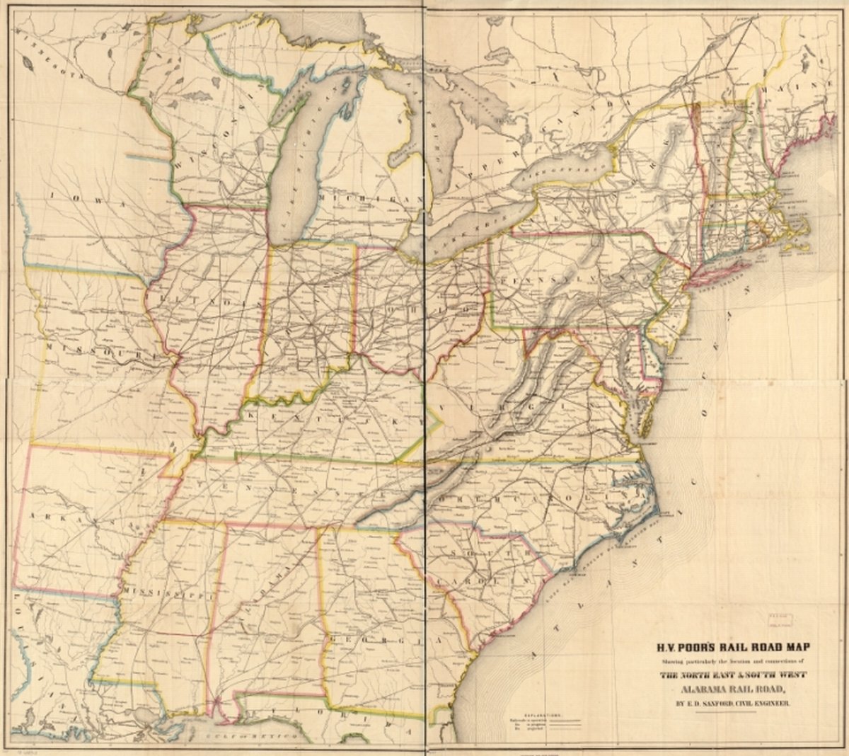 Mississippi Railroad Map