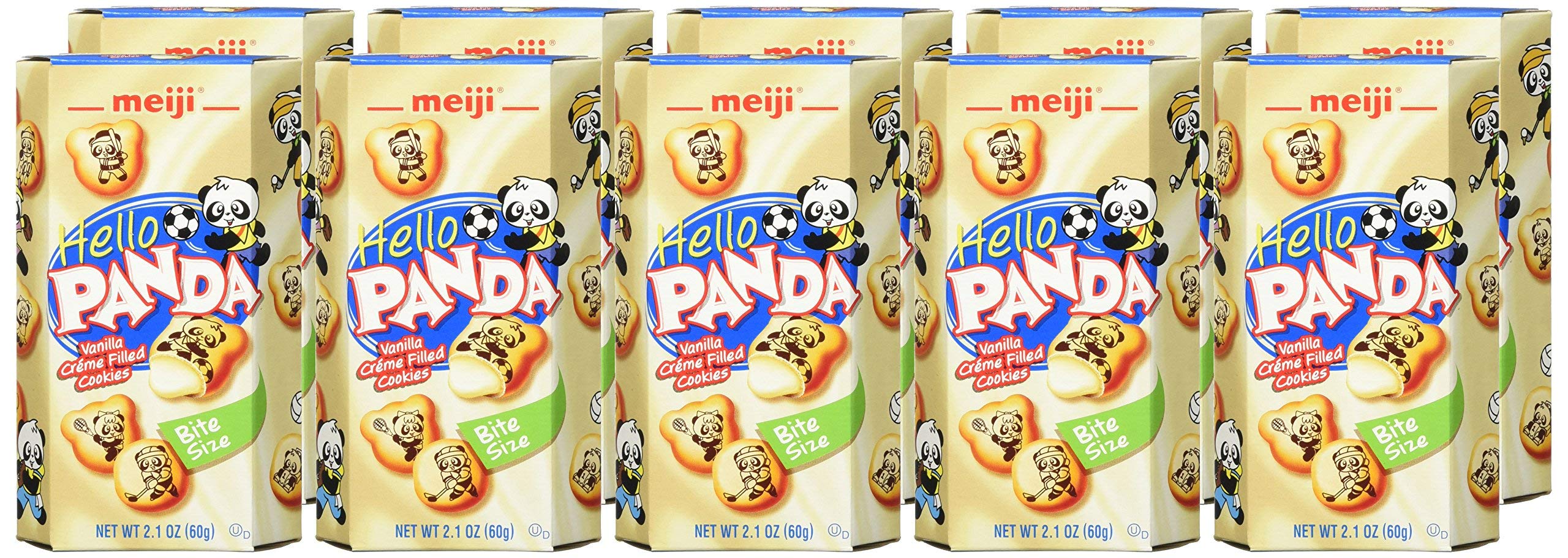 Mua Meiji Hello Panda Cookies, Vanilla Crème Filled - 2.1 oz, Pack of ...