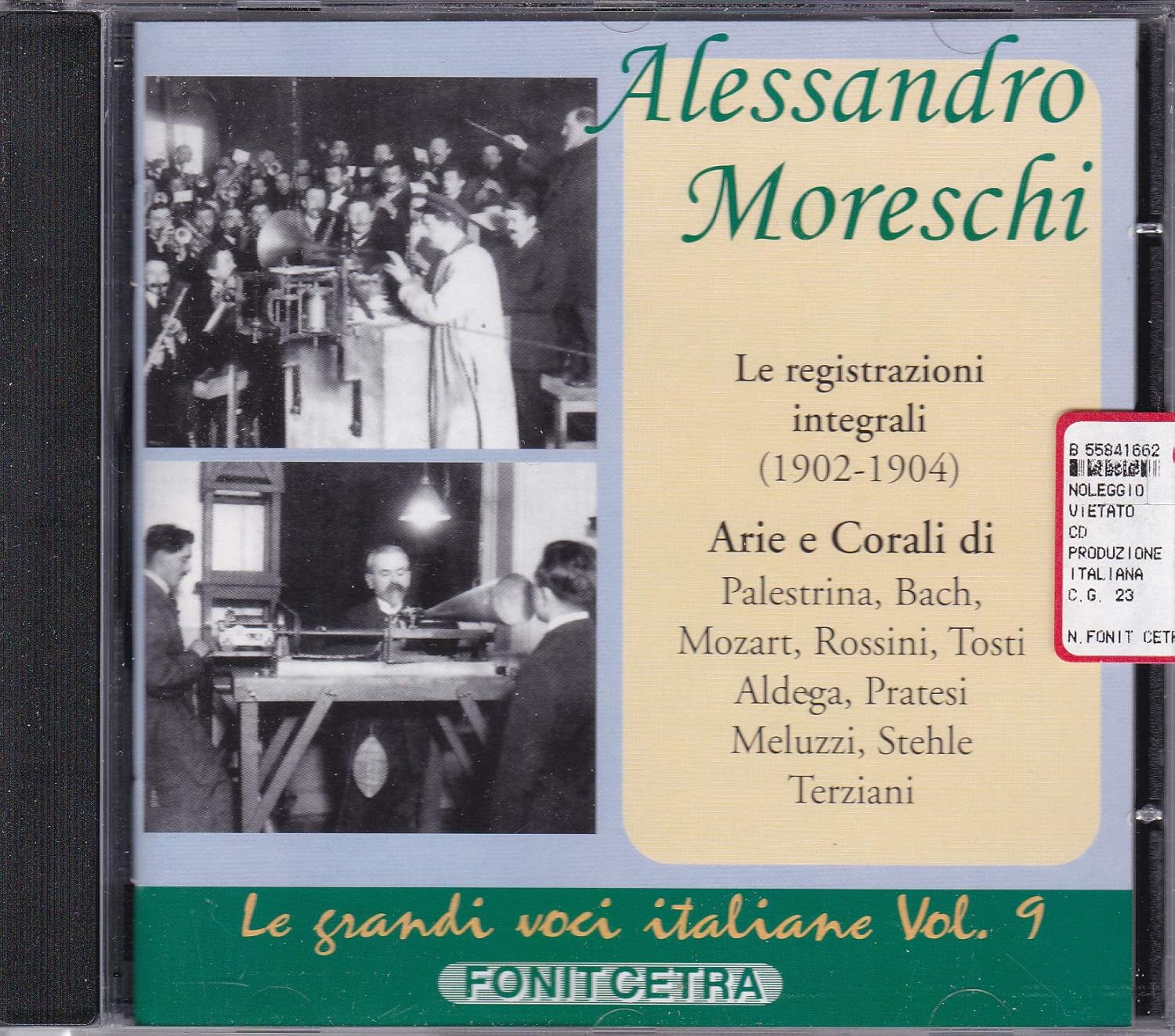 Moreschi, Alessandro, Rossini, Aldega - Last Castrato: 1902-1904 ...