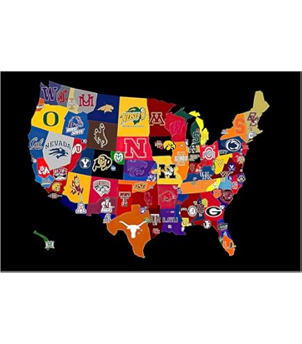 Map All College Football Team Logos Big Ten Conference Wikipedia