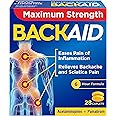 Amazon.com: Backaid Max, Aspirin-Free Pain Relief from Backache, Leg ...